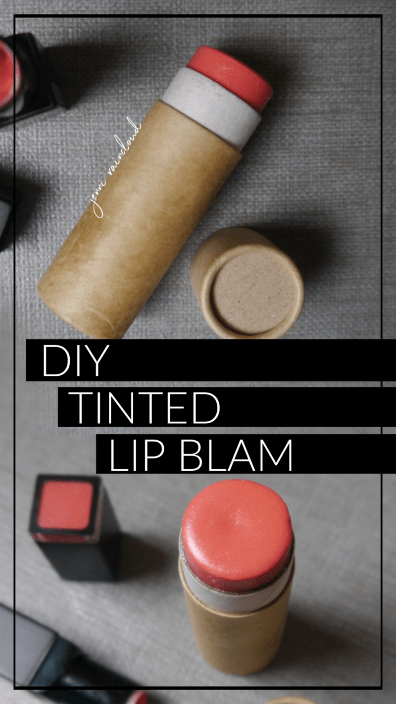 DIY Tinted Lip Balm with Rosemary - Jenni Raincloud