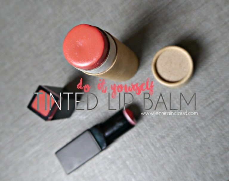 DIY Tinted Lip Balm with Rosemary - Jenni Raincloud