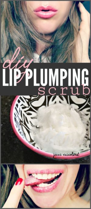 DIY Lip Plumping Scrub - Jenni Raincloud