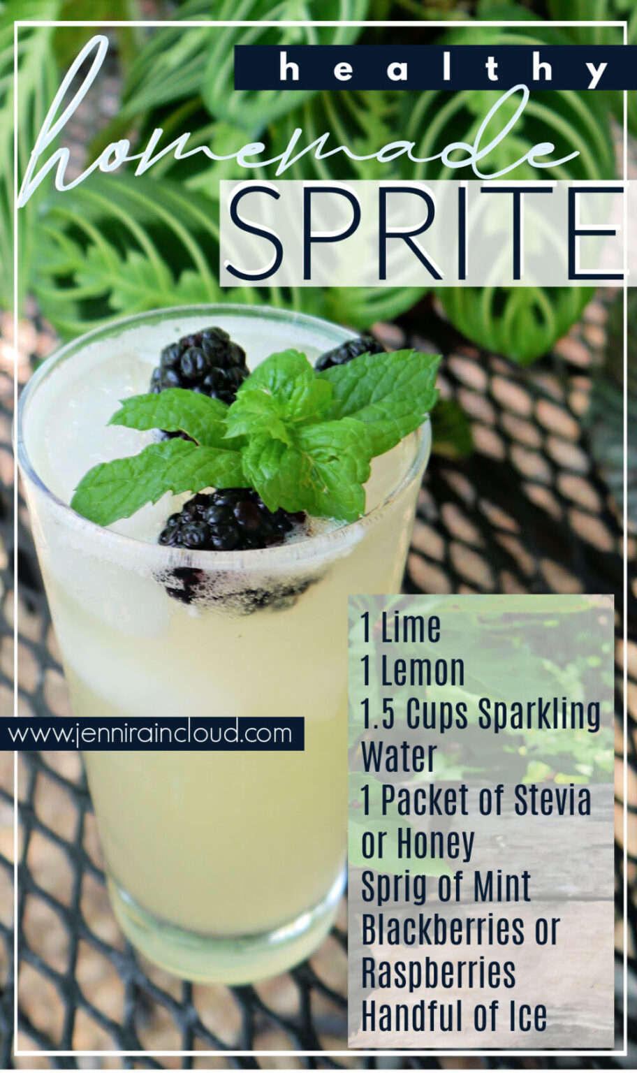 How To Make Sprite...A Healthy, Refreshing Alternative! - Jenni Raincloud