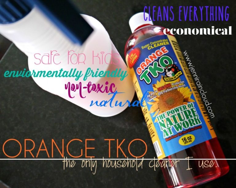 ORANGE TKO-Clean it All with 1 Bottle. - Jenni Raincloud