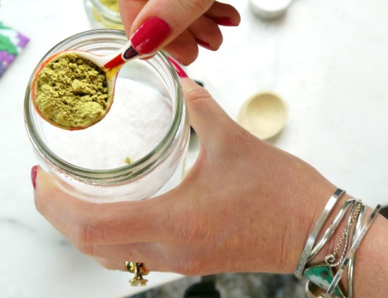 DIY Detox Mermaid Bath Salt for Smoother more Radiant Skin!