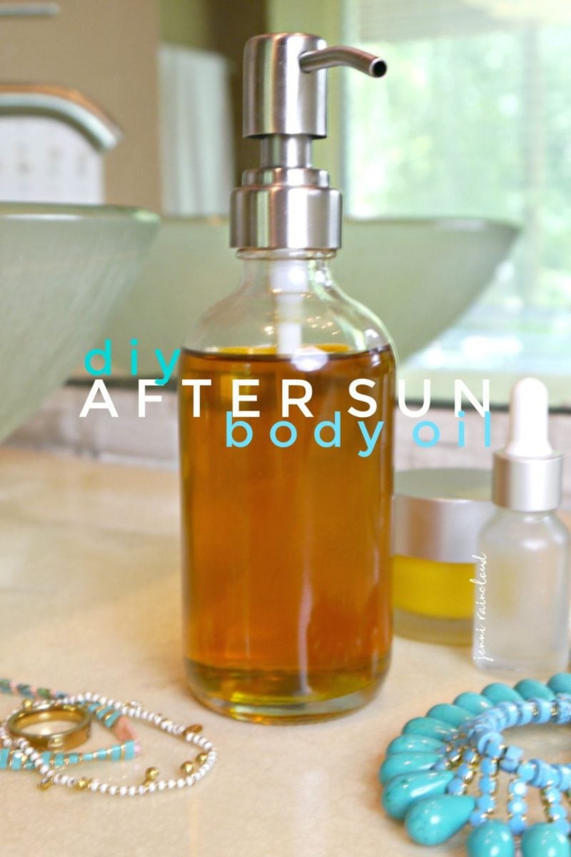 DIY After Sun Replenishing Oil - Jenni Raincloud