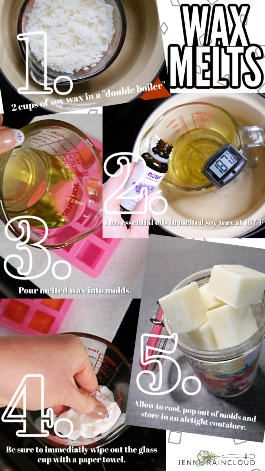 How to Make Wax Melts-Experimenting w/ Essential Oils & Fragrance ...